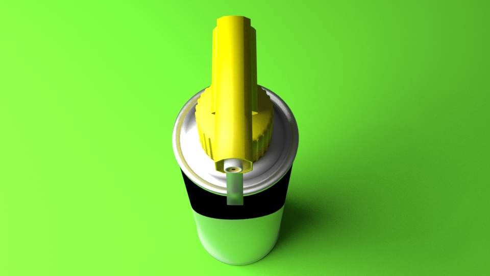 Bottle Trigger Sprayer 5 - 3D Model by faraharis