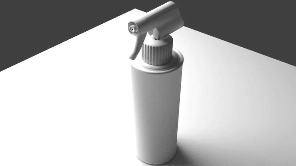 Bottle Trigger Sprayer 5 - 3D Model by faraharis