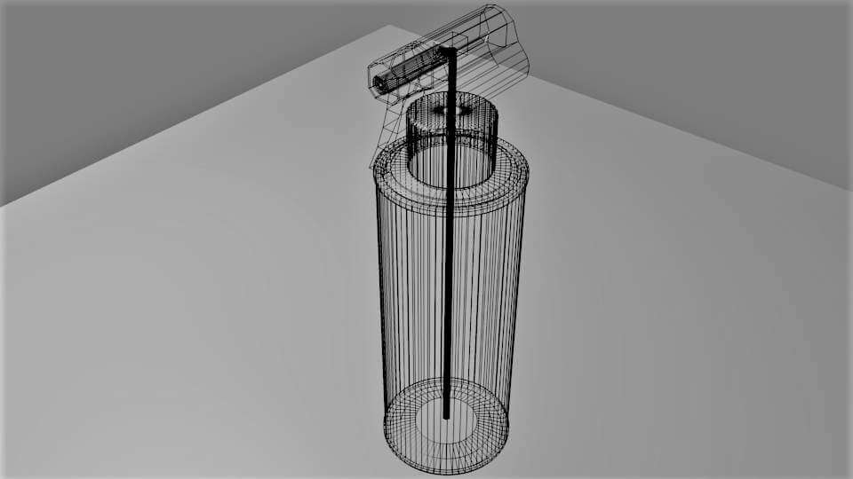 Bottle Trigger Sprayer 5 - 3D Model by faraharis