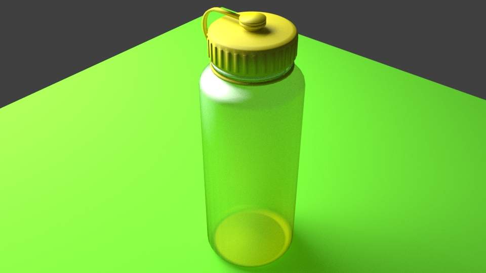 Multi Use Water Bottle - 3D Model by faraharis