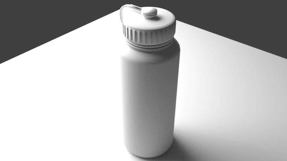 Multi Use Water Bottle - 3D Model by faraharis