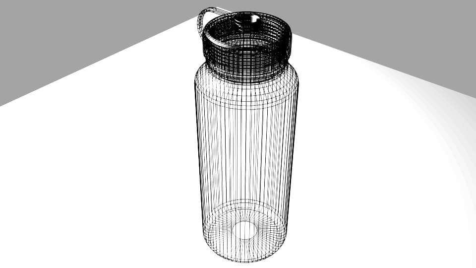 Multi Use Water Bottle - 3D Model by faraharis