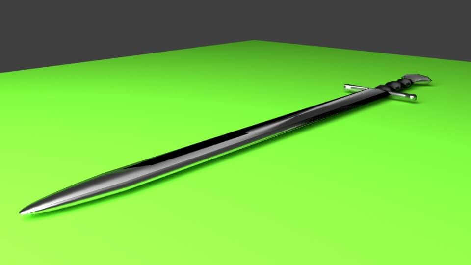 Broad Sword 3 - 3D Model by faraharis