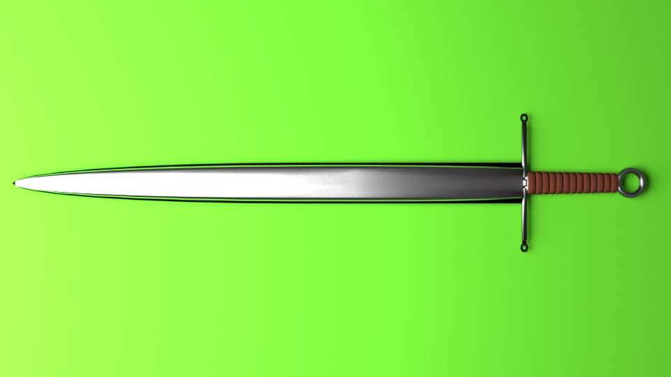 Broad Sword 4 - 3D Model by faraharis