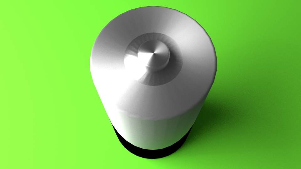 C Cell Battery - 3D Model by faraharis