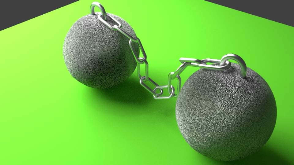 Cannonball - Chain-Shot 3D Model by faraharis