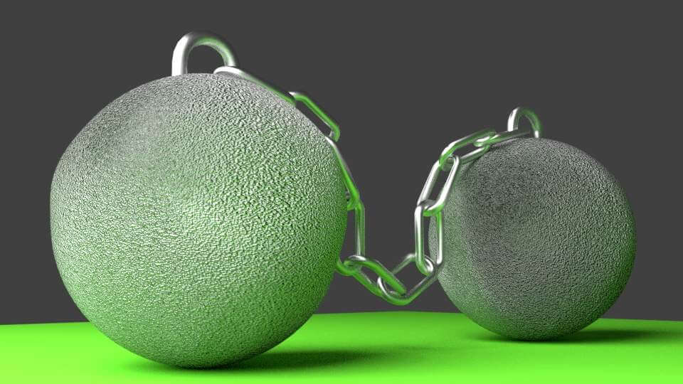 Cannonball - Chain-Shot 3D Model by faraharis