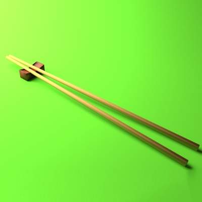 Chopstick - 3D Model by faraharis