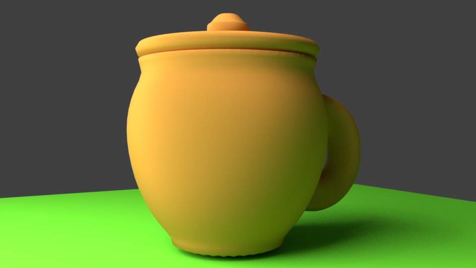 Clay Pot - 3D Model by faraharis