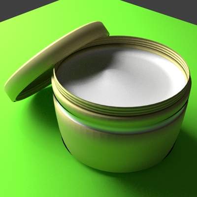 Cream Container 2 - 3D Model by faraharis