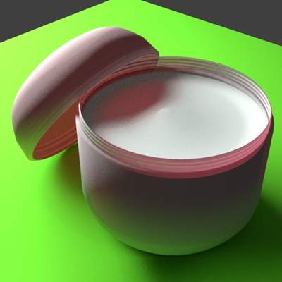 Cream Container 5 - 3D Model by faraharis