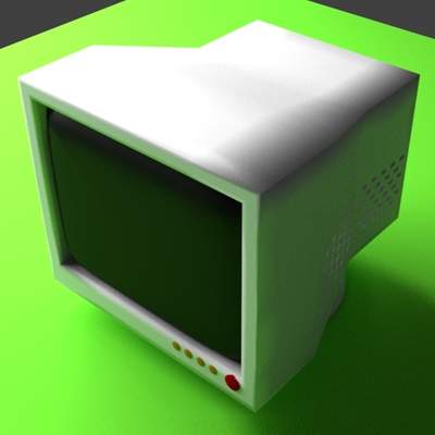 CRT Monitor 18 inch - 3D Model by faraharis