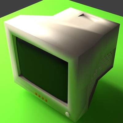 CRT Monitor 21 inch - 3D Model by faraharis