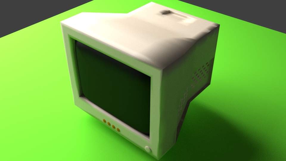 CRT Monitor 22 inch - 3D Model by faraharis