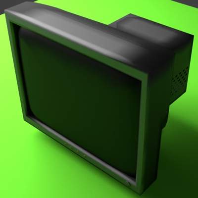 CRT Monitor 30 inch - 3D Model by faraharis