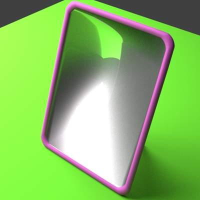 Desktop Mirror - 3D Model by faraharis