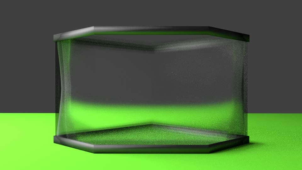 Diamond-Shape Aquarium 3D Model by faraharis