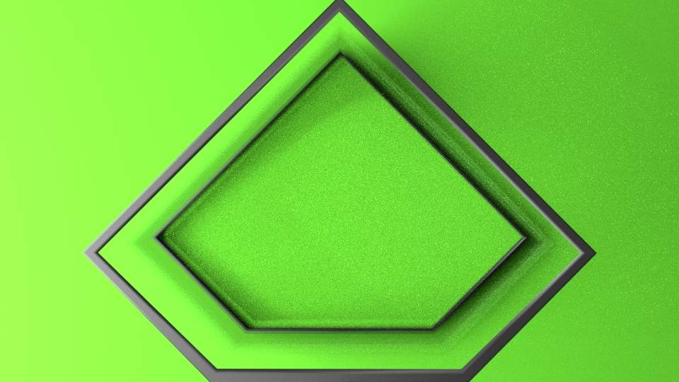 Diamond-Shape Aquarium 3D Model by faraharis
