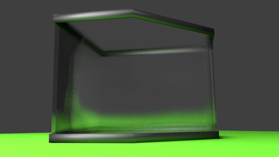 Diamond-Shape Aquarium 3D Model by faraharis