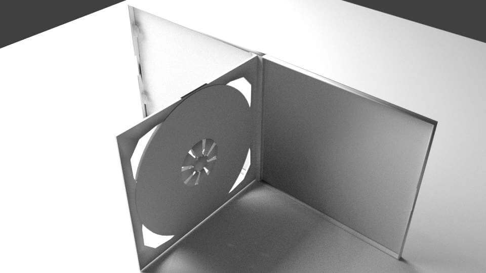 Double CD Case - 3D Model by faraharis