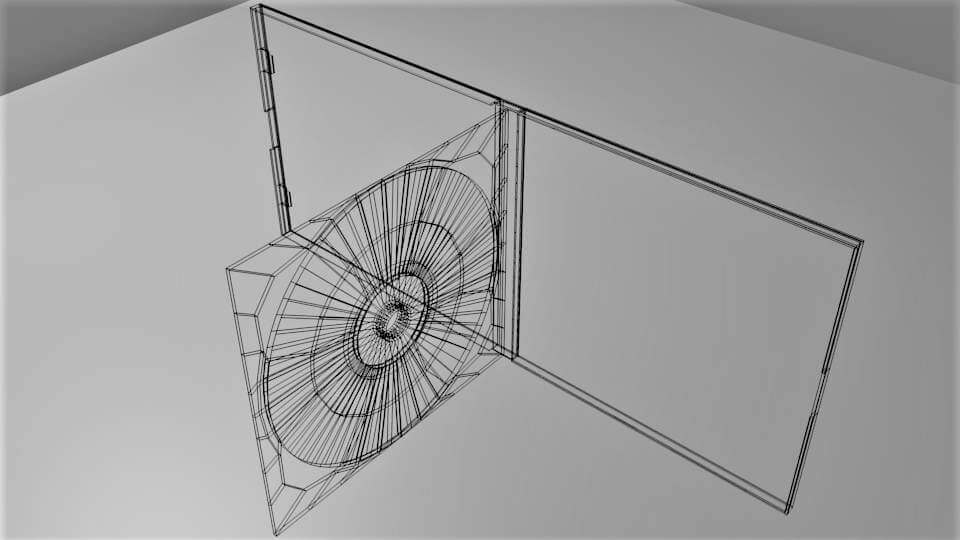 Double CD Case - 3D Model by faraharis