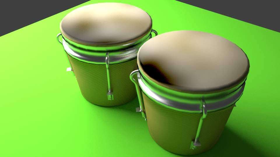 Bongo Drum - 3D Model by faraharis