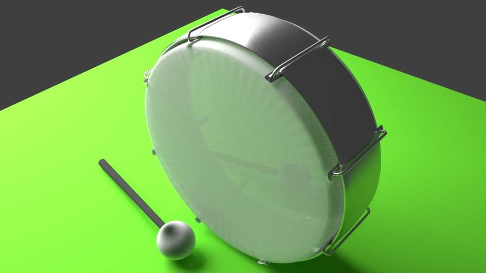 Double-Side Drum 3D Model by faraharis