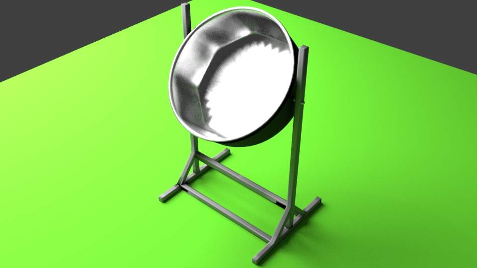 Drum Steelpan - 3D Model by faraharis