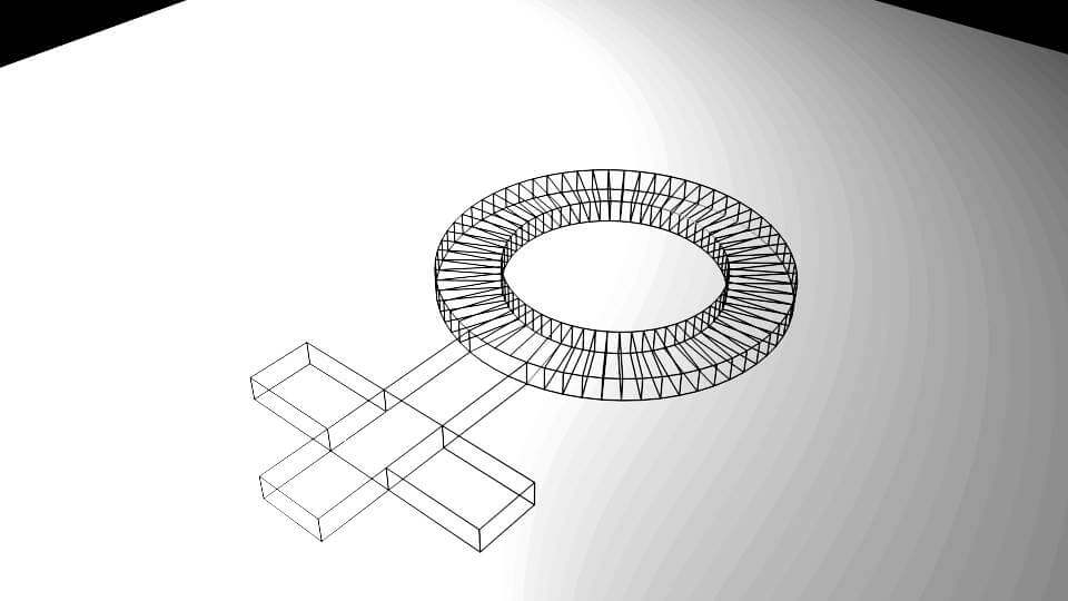 Female Symbol - 3D Model by faraharis