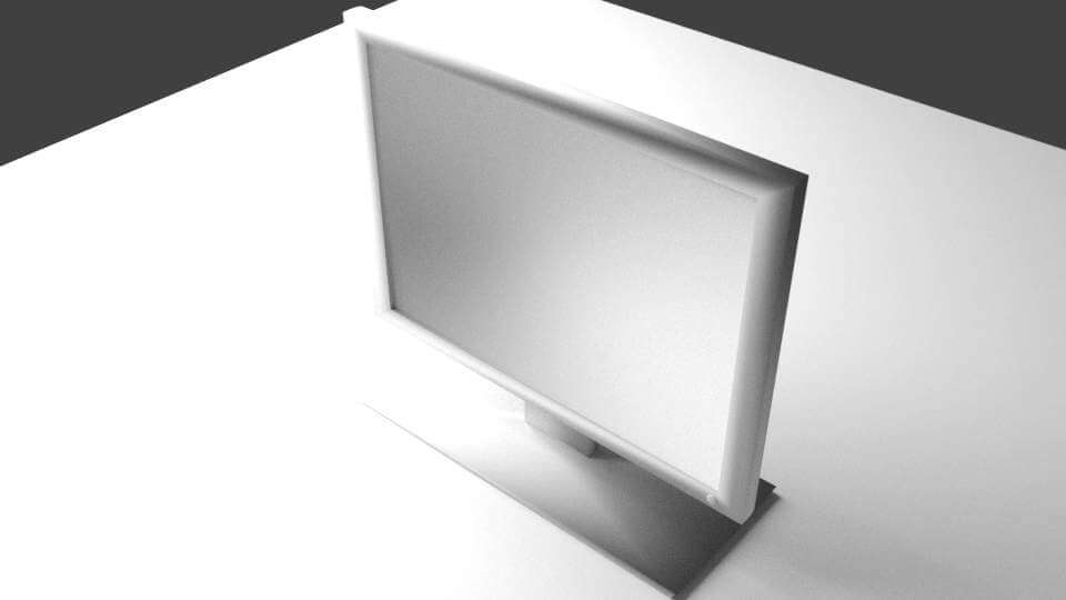 Flat Panel Monitor 26 inch - 3D Model by faraharis