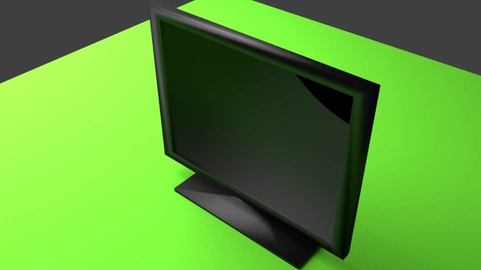 Flat Panel Monitor 30 inch - 3D Model by faraharis