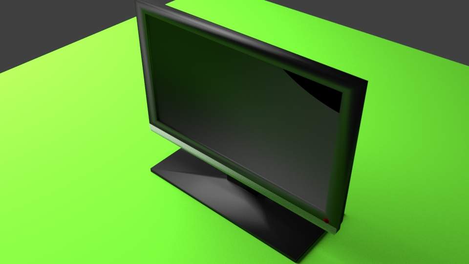 Flat Panel Monitor 42 inch - 3D Model by faraharis