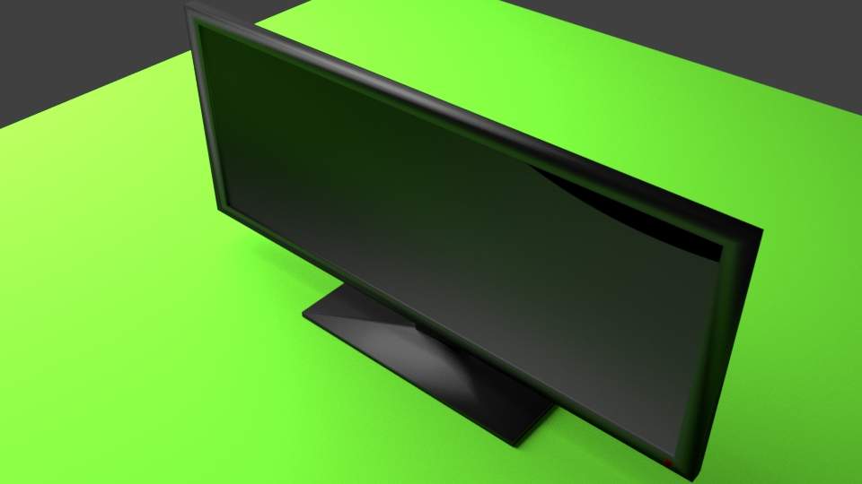 Flat Panel Monitor 52 inch - 3D Model by faraharis