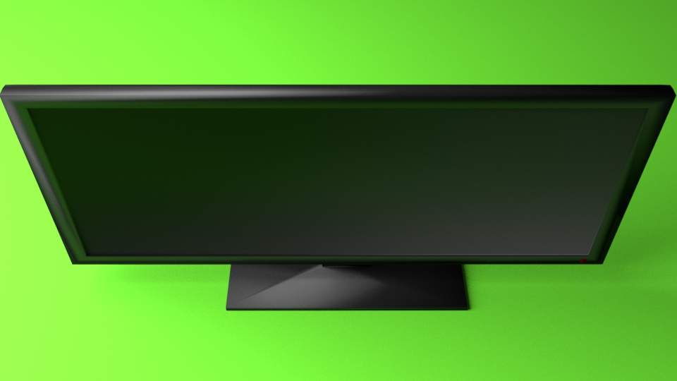 Flat Panel Monitor 52 inch - 3D Model by faraharis
