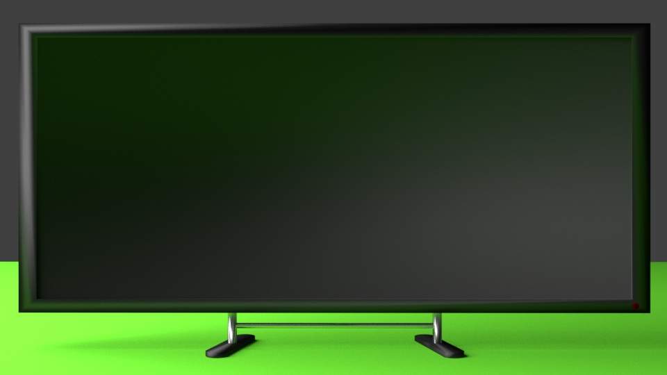 Flat Panel Monitor 65 inch - 3D Model by faraharis