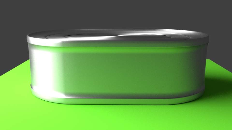 Flat Tin Can - 3D Model by faraharis