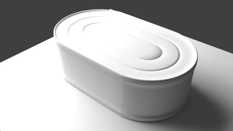 Flat Tin Can - 3D Model by faraharis