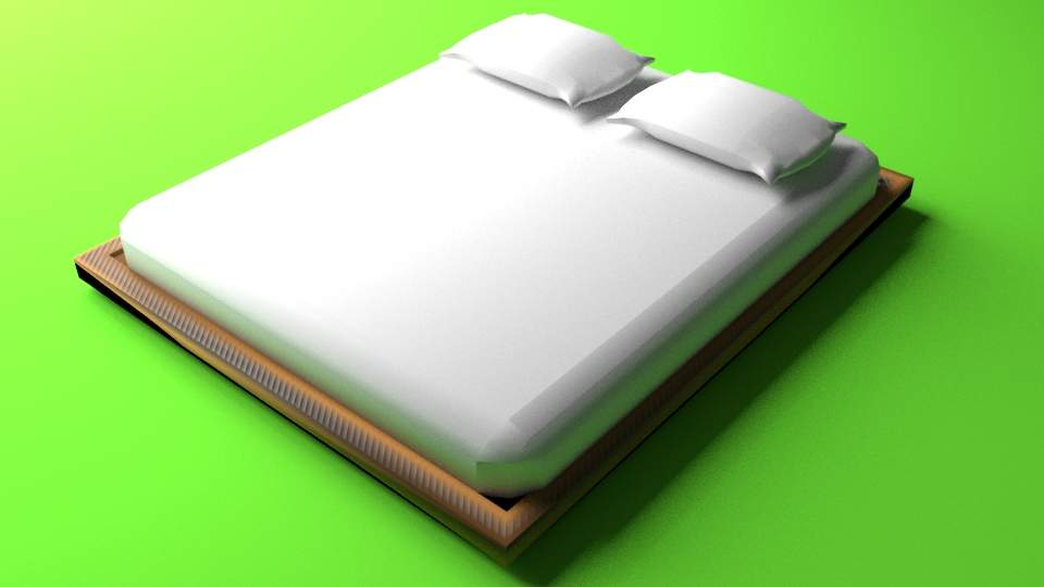 Futon Bed - 3D Model by faraharis