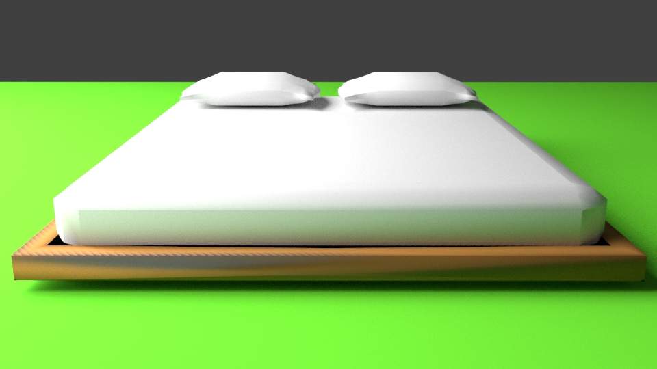 Futon Bed - 3D Model by faraharis