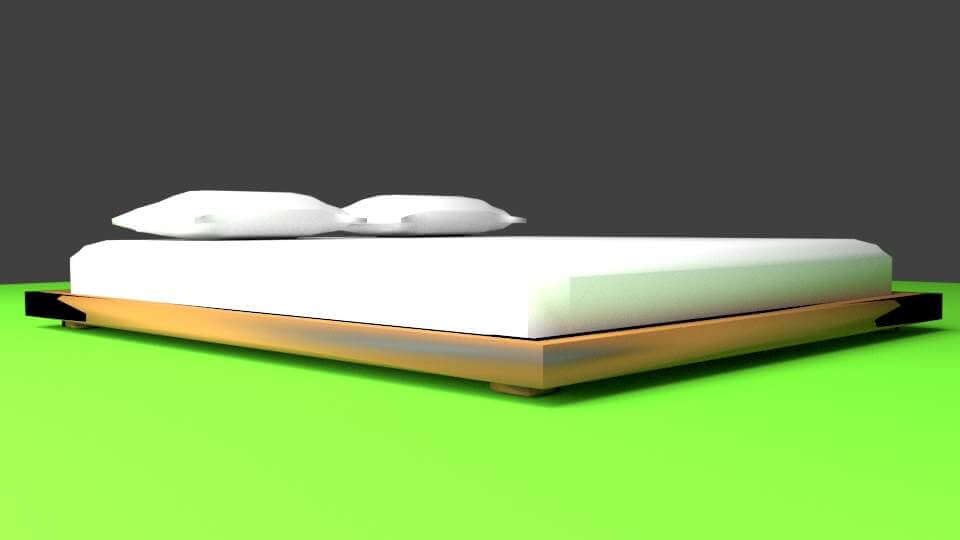 Futon Bed - 3D Model by faraharis