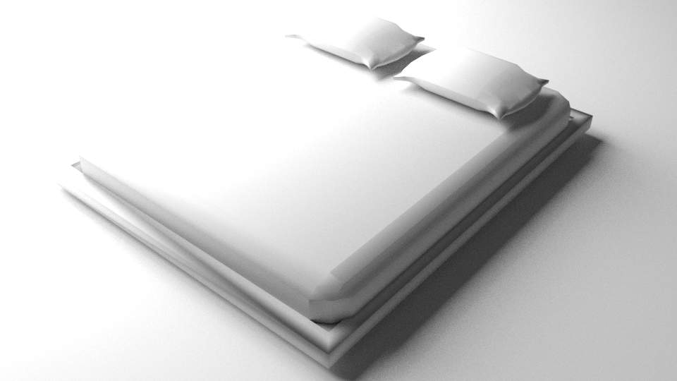 Futon Bed - 3D Model by faraharis