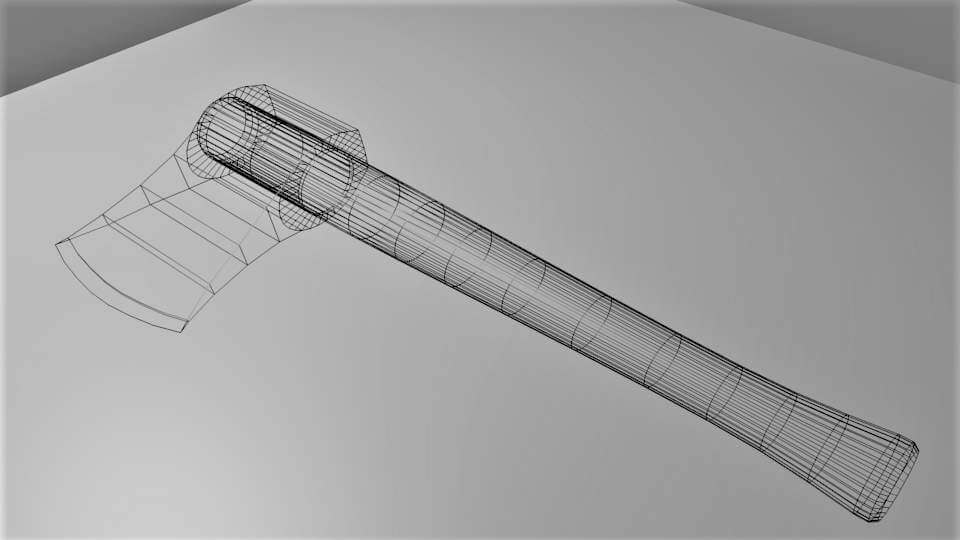 Garden Axe - 3D Model by faraharis
