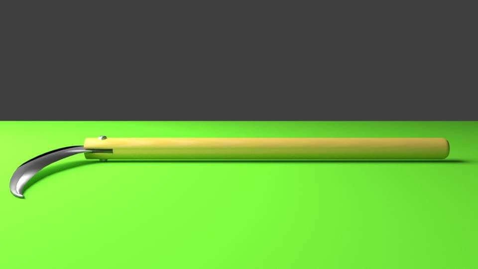 Garden Long Sickle - 3D Model by faraharis