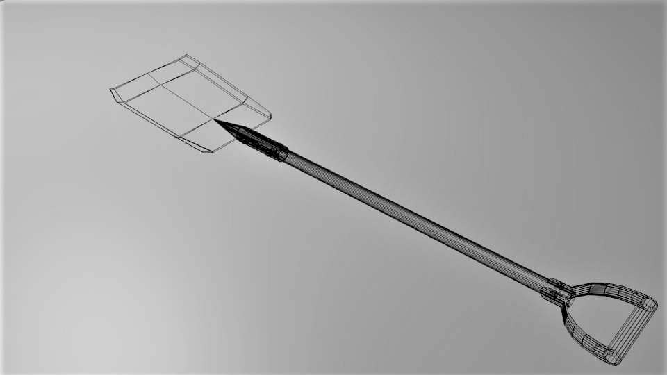 Garden Spade - 3D Model by faraharis