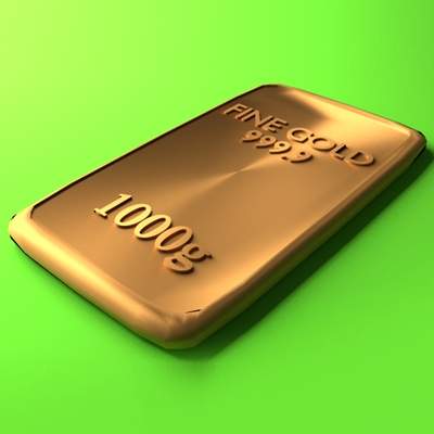 Goldplate 1000 Gram - 3D Model by faraharis