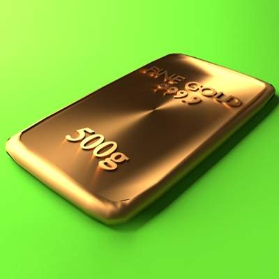 Goldplate 500 Gram - 3D Model by faraharis