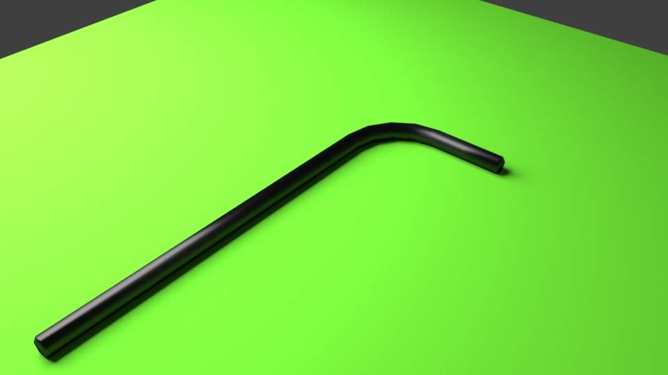 Hex Key 6 mm - 3D Model by faraharis