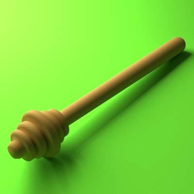 Honey Dipper - 3D Model by faraharis