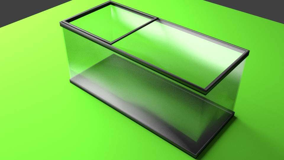 Horizontal Aquarium - 3D Model by faraharis