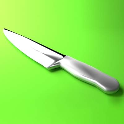 Kitchen Chef Knife - 3D Model by faraharis